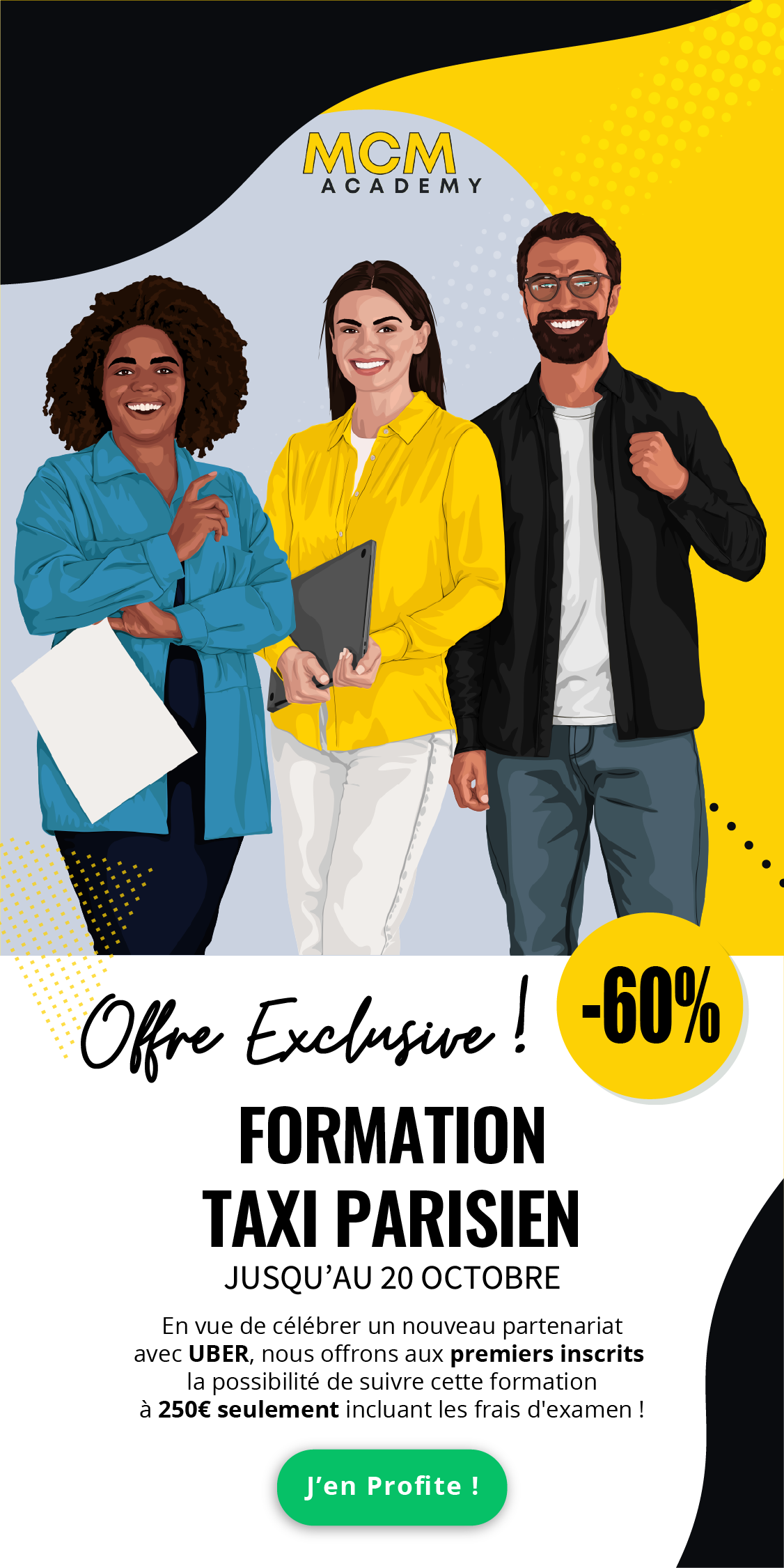Formation TAXI UBER | MCM ACADEMY